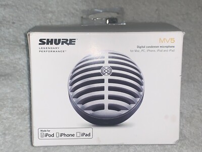 Shure USB MV5 Condenser Microphone | eBay