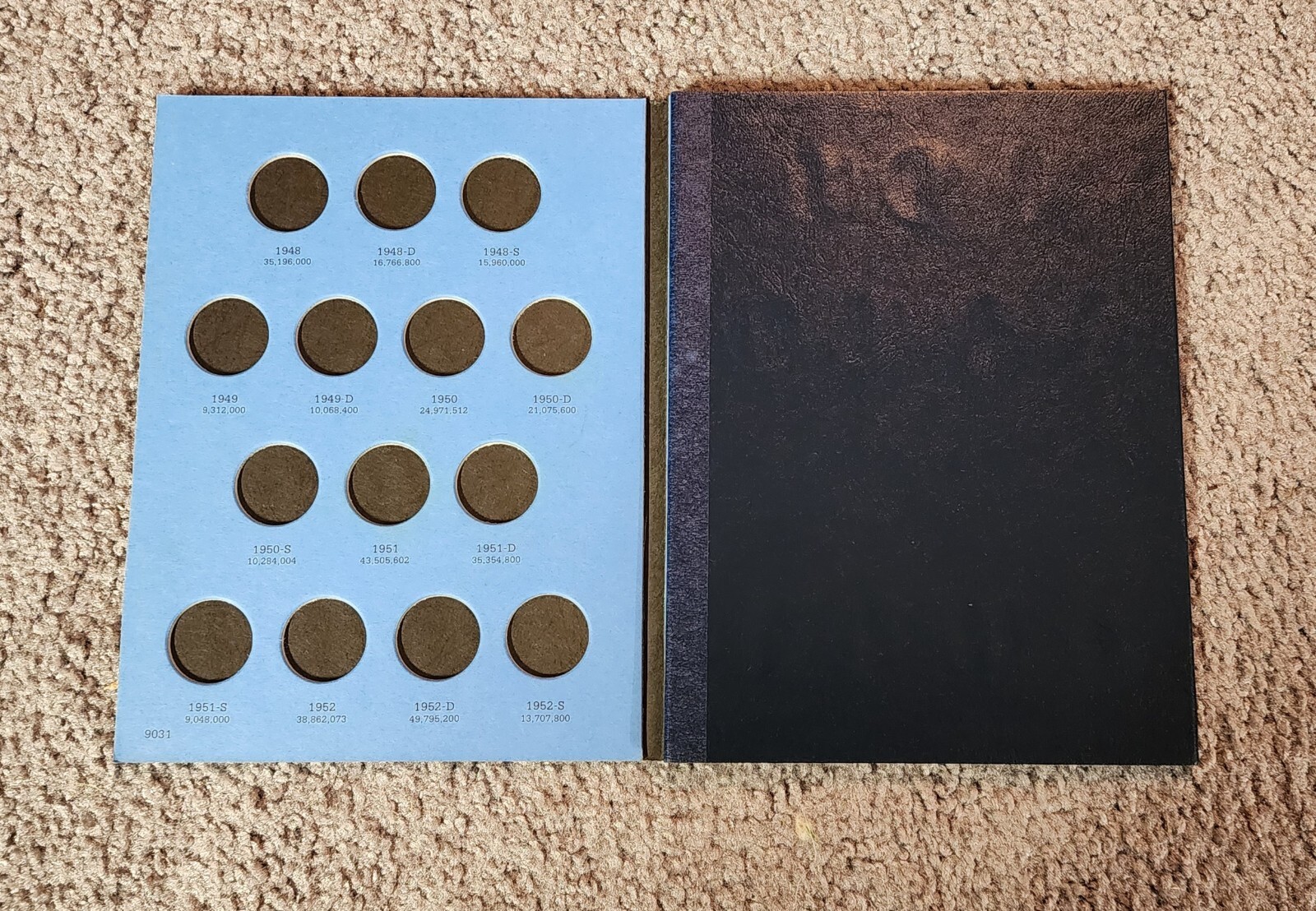 Whitman Coin Folder Book Washington Quarters Number Two 1948-1964 ...