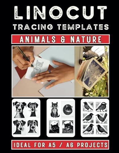 LINOCUT Tracing Templates - Animals..., Inspired, Linoc | eBay