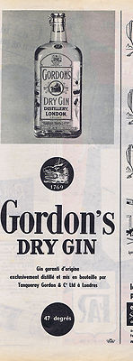 PUBLICITE ADVERTISING 094 1956 GORDON'S Dry Gin | eBay