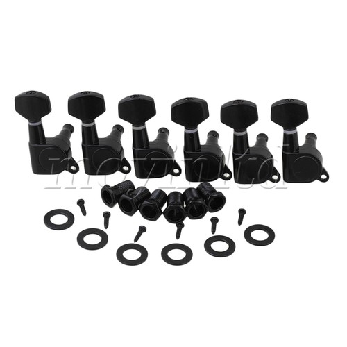Small Square Head Black Guitar Tuning Pegs Musical Instrument ...