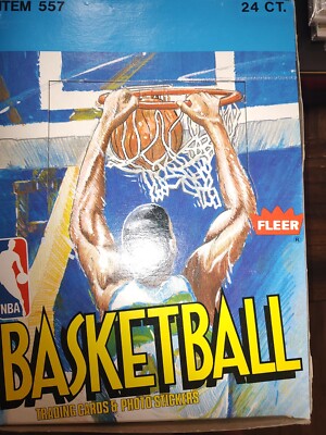 1989-90 Fleer Basketball Rack Box (24 racks packs) | eBay