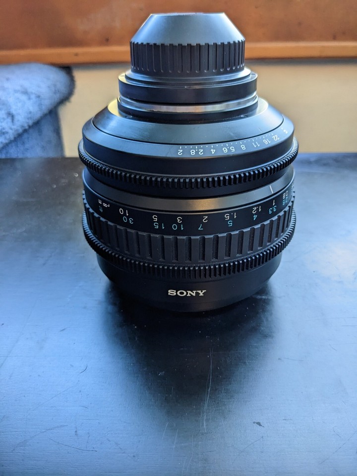 SONY PL Mount Cine Lens Set: 85mm, 50mm, 35mm, F/2 Great Condition. | eBay