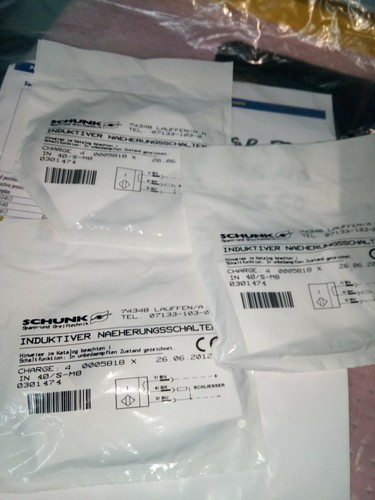 Schunk 0301474 IN40 IN40S IN40SM8 IN40/S-M8 IN-40/S-M8 IN40SM1N40/S-M8 ...