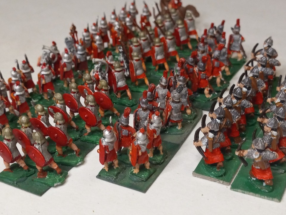 15mm Ancients/Classical Roman army with archers. Painted metal ...