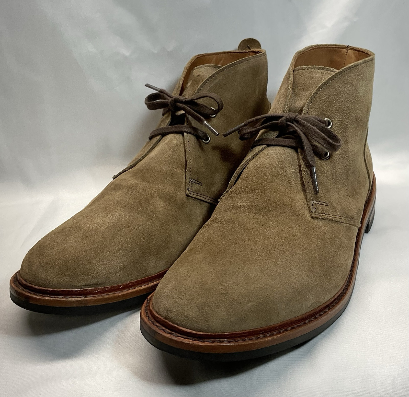 rare ALLEN EDMONDS CHANDLER Made In USA 🇺🇸 Suede Ch… - Gem