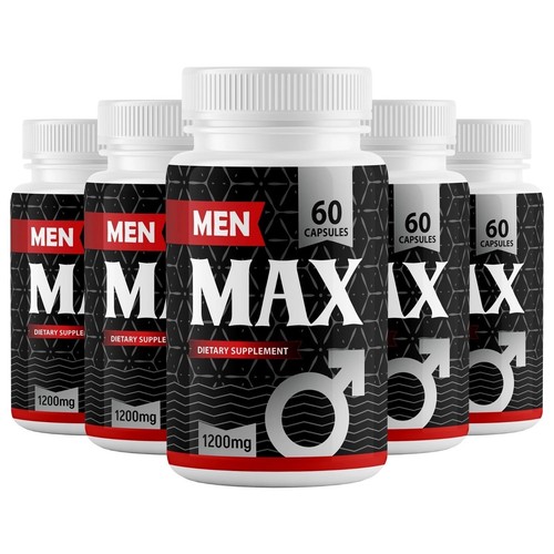 (5 Pack) Men Max Enhancement Pills Performance & Drive Pills for Male ...
