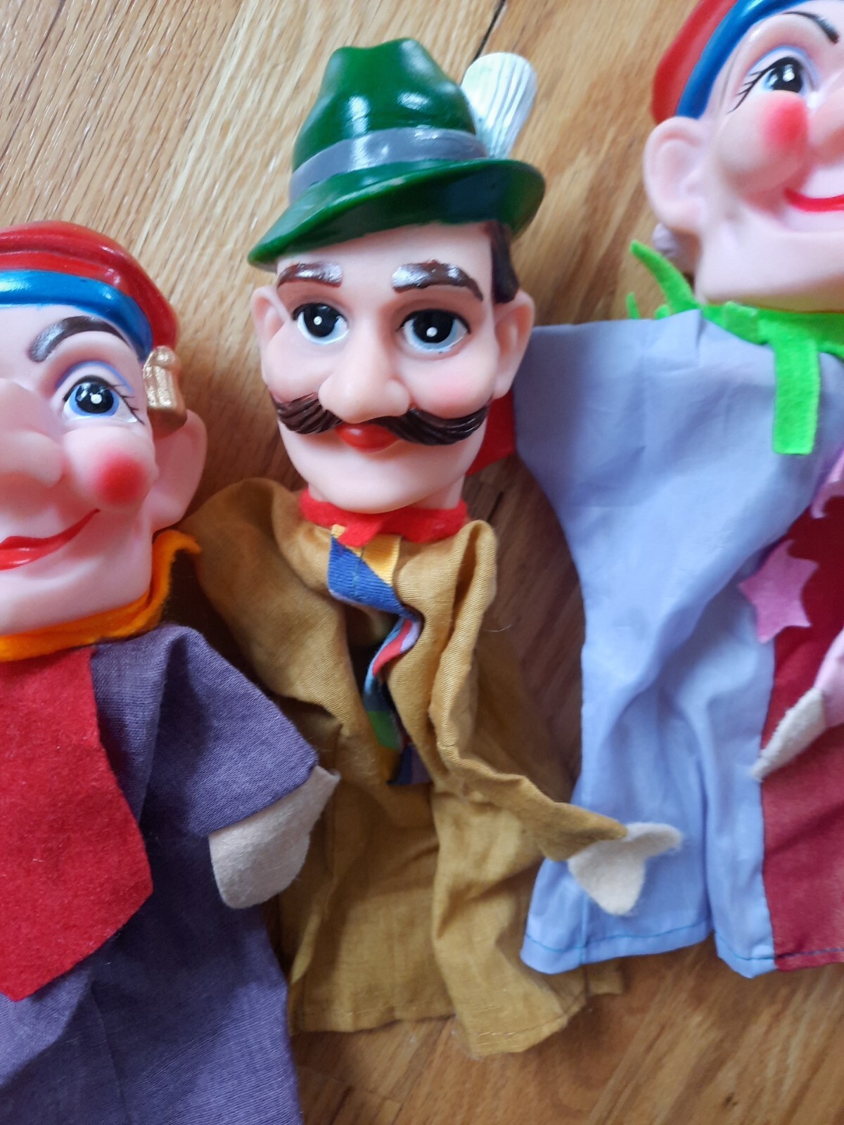 VINTAGE RUBBER HEAD PUPPETS King, Jesters | eBay