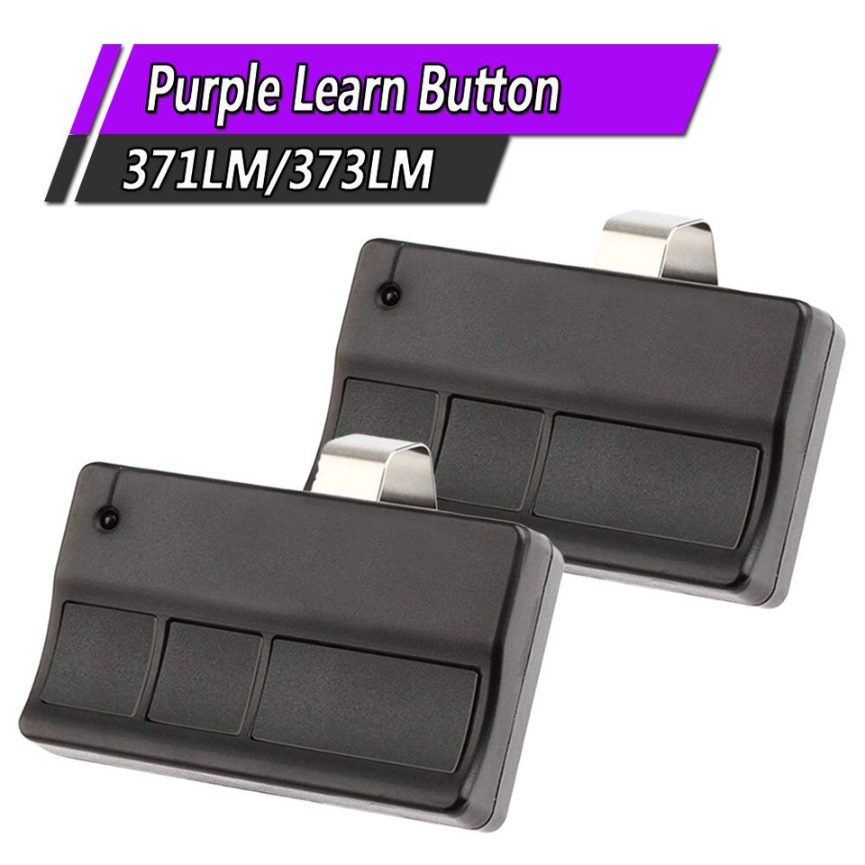 1-2pcs Garage Door Opener Remote Purple Learn Button For Liftmaster ...