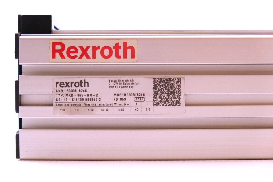 Rexroth MKK-065-NN-2/R030518246 Smax = 200mm Linearmodul Linear Modules ...