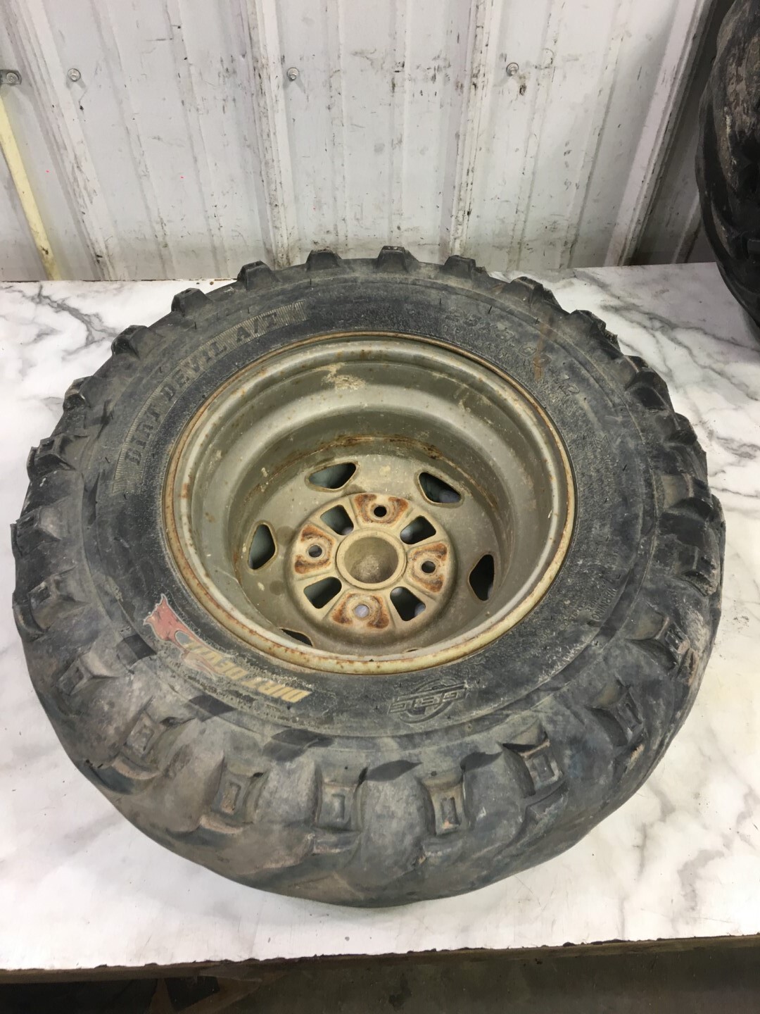 17 Honda TRX 420 FE 4X4 Rancher front wheels rims and tires | eBay