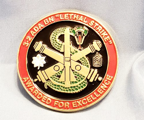 3-2 Air Defense Artillery Battalion US ARMY Commander CSM Challenge ...