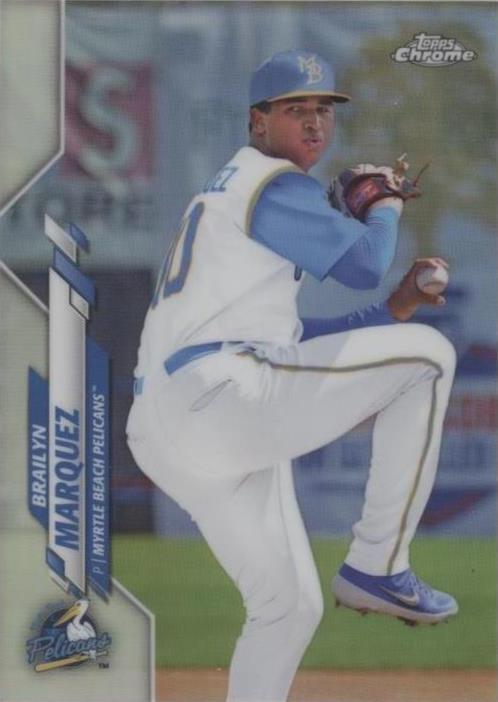2020 Topps Pro Debut - Chrome Brailyn Marquez #PDC-24 Refractor /99 (RC ...