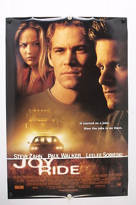 JOY RIDE - Paul Walker - Original Movie Poster 2001 Rolled Int'l "A" DS ...