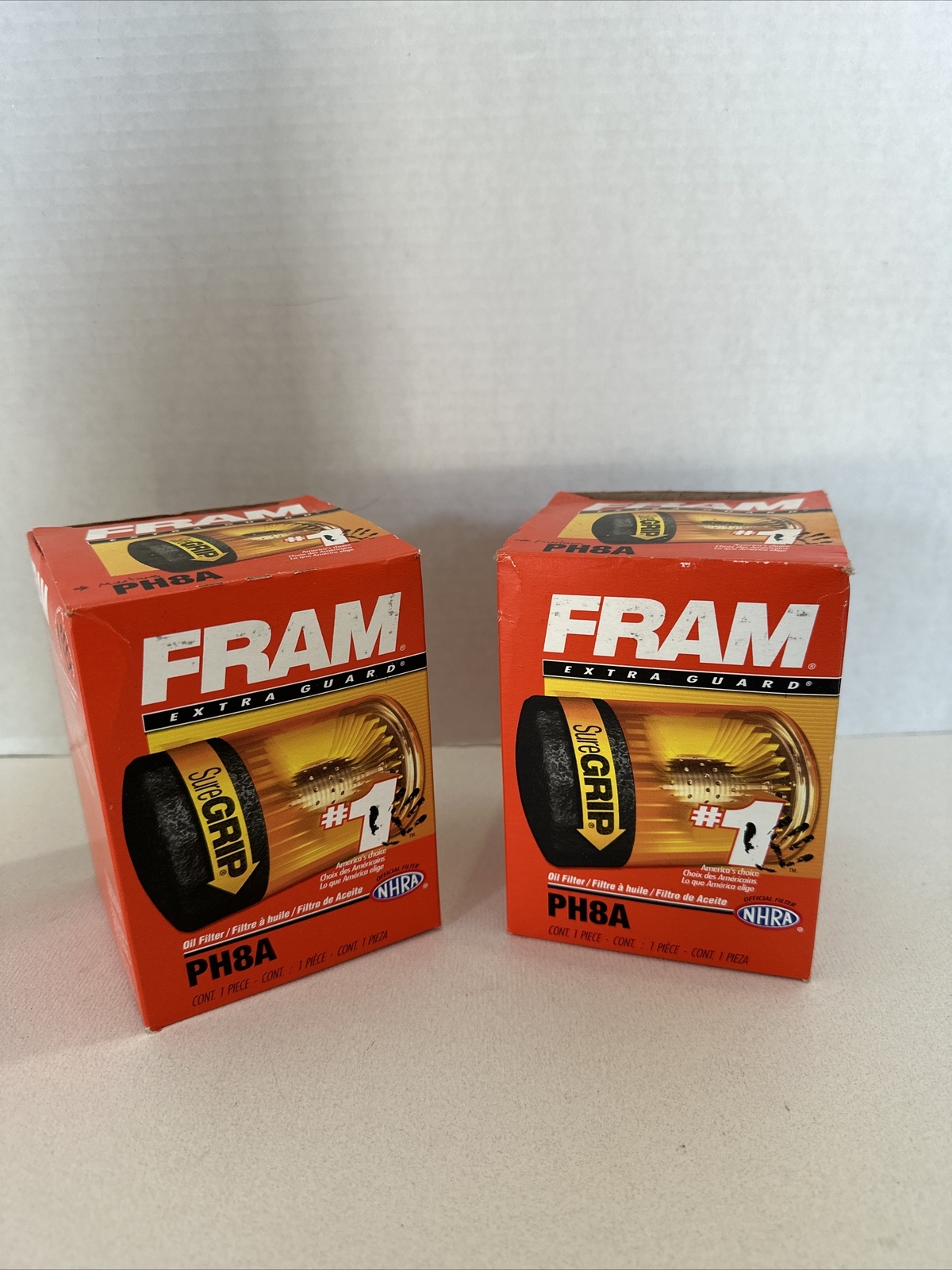 2 Fram PH8A Extra-Guard Engine Oil-Filter, 10,000 Mile Change, Spin-On ...