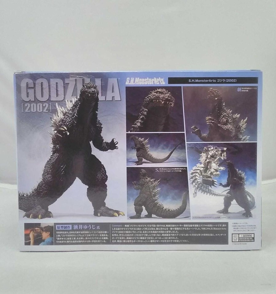 S.H. MonsterArts Godzilla 2002 Action Figure Bandai Tamashii Nations | eBay