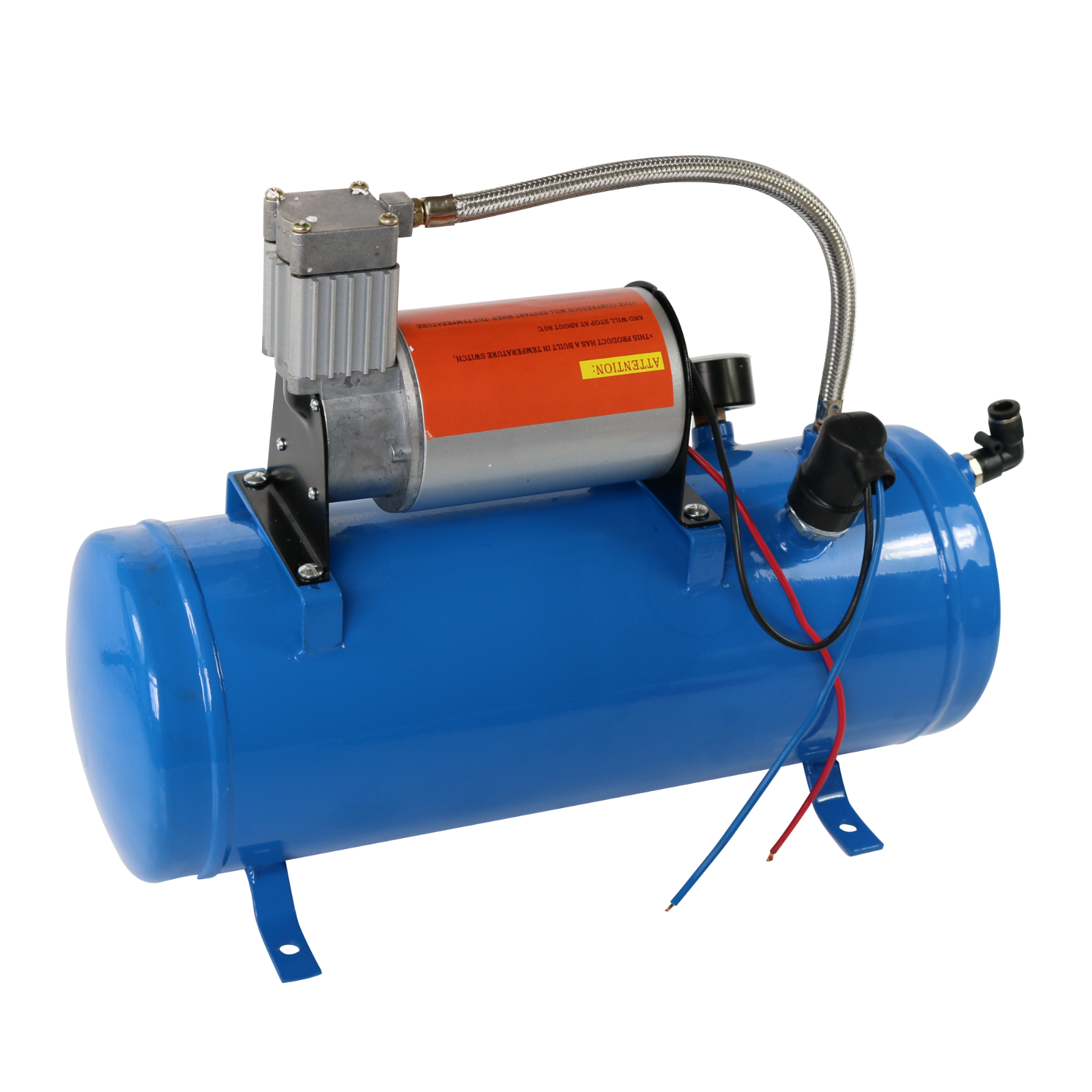 12V Air Compressor With 6 Liter Tank 150PSI DC For Train Truck RV ...