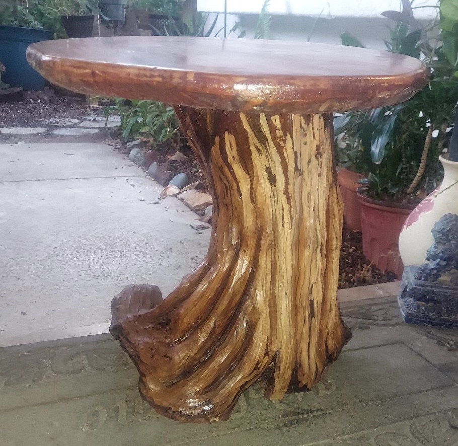 Dark Wood Table Handmade Manzanita & Acacia Live Edge Natural Accent ...