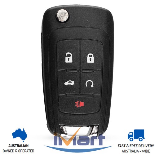 For HOLDEN COMMODORE VF 5 Button Remote Flip Key Blank Shell/Case ...