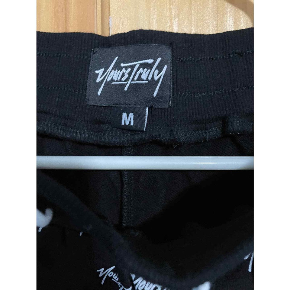 Yours Truly Clothing by Phora Original All over logo joggers medium | eBay