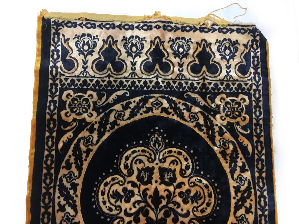 Antique Moroccan Moorish brocade tapestery Wall Hanging- Islamic Floral ...