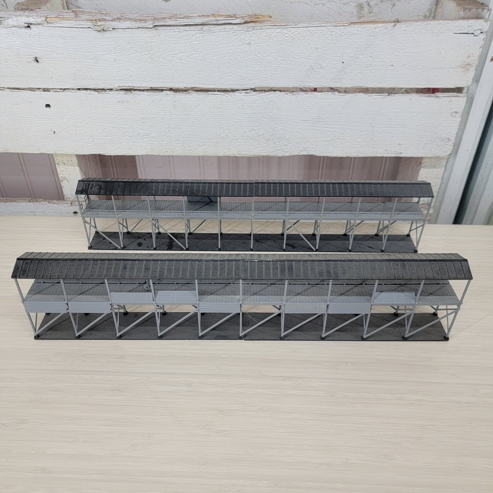 HO Scale Bridge & Elevated Track Lot – Truss Walkway Platforms ...