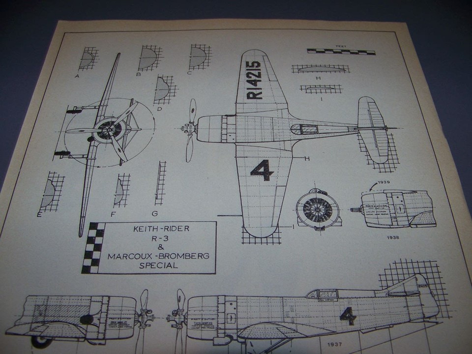 VINTAGE..KEITH RIDER R-3 RACER..3-VIEWS/DETAILS..RARE! (459A) | eBay