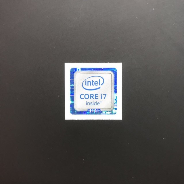[1 Piece]New Intel CORE i7 Graphic by Intel CORE i7 Sticker Label ...