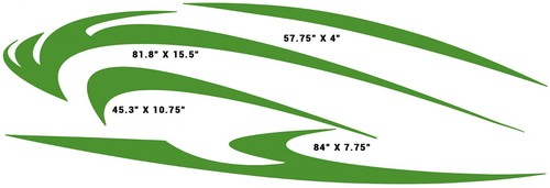 8 Rv Trailer Camper Stripes Palomino Graphics Decals Set | eBay