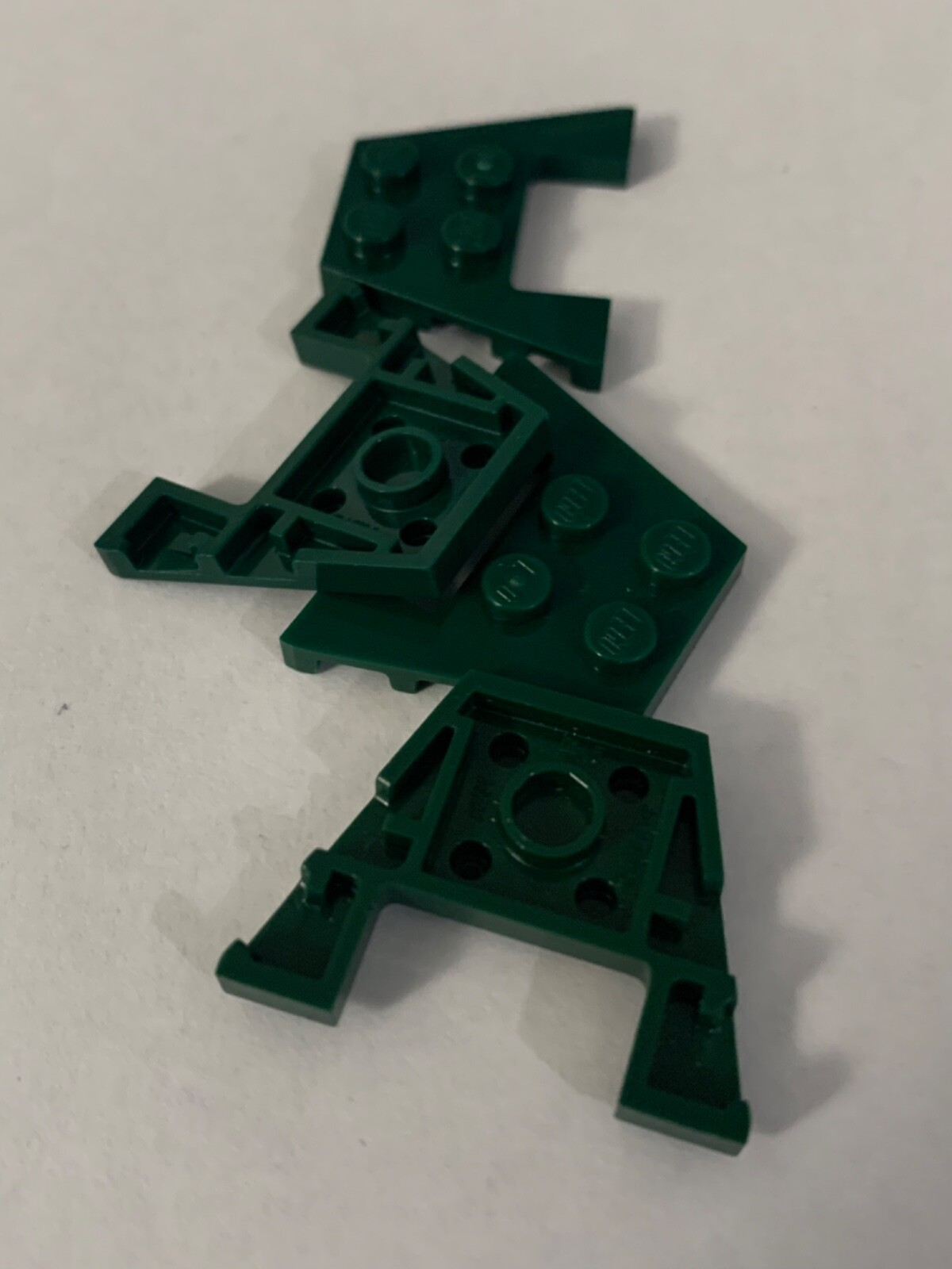 Lego Parts 48183 (4pcs) Wedge, Plate 3x4 With Stud Notches | eBay
