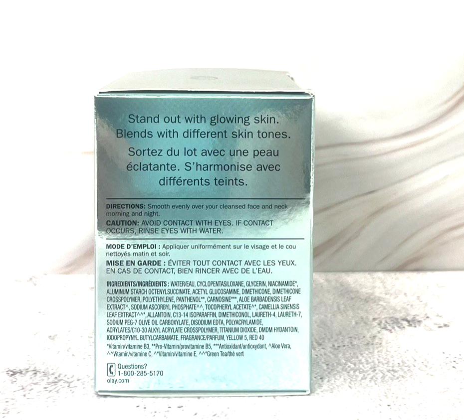 Olay Luminous Tone Perfecting Cream Face Moisturizer for Dark Spots 1.7 ...