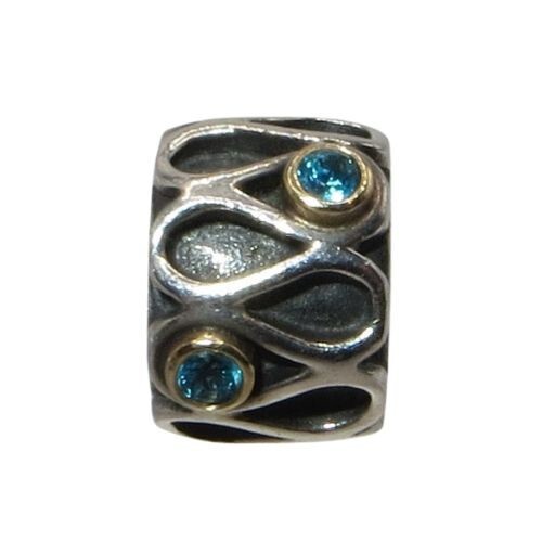 Pandora RARE! Infinity Blue Topaz and Sterling Silver Charm 790366TPP ...