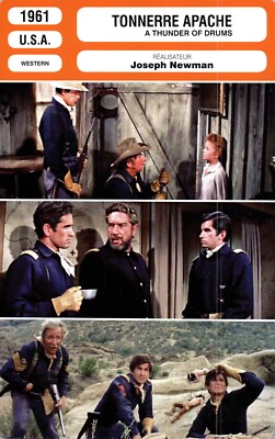 Fiche Cinéma - JOSEPH NEWMAN - TONNERRE APACHE - 1961 | eBay