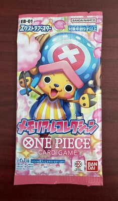 ONE PIECE CARD GAME CCG EB-01 EB01 MEMORIAL COLLECTION 1x BOOSTER PACK ...