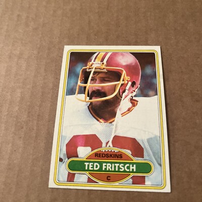 1980 Topps Ted Fritsch Washington Redskins 407 Free Shipping | eBay