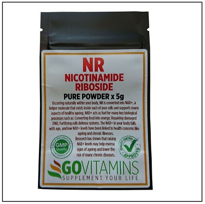 Nicotinamide Riboside POWDER 99.52% - NAD+ HEALTHY AGEING GOVITAMINS ...