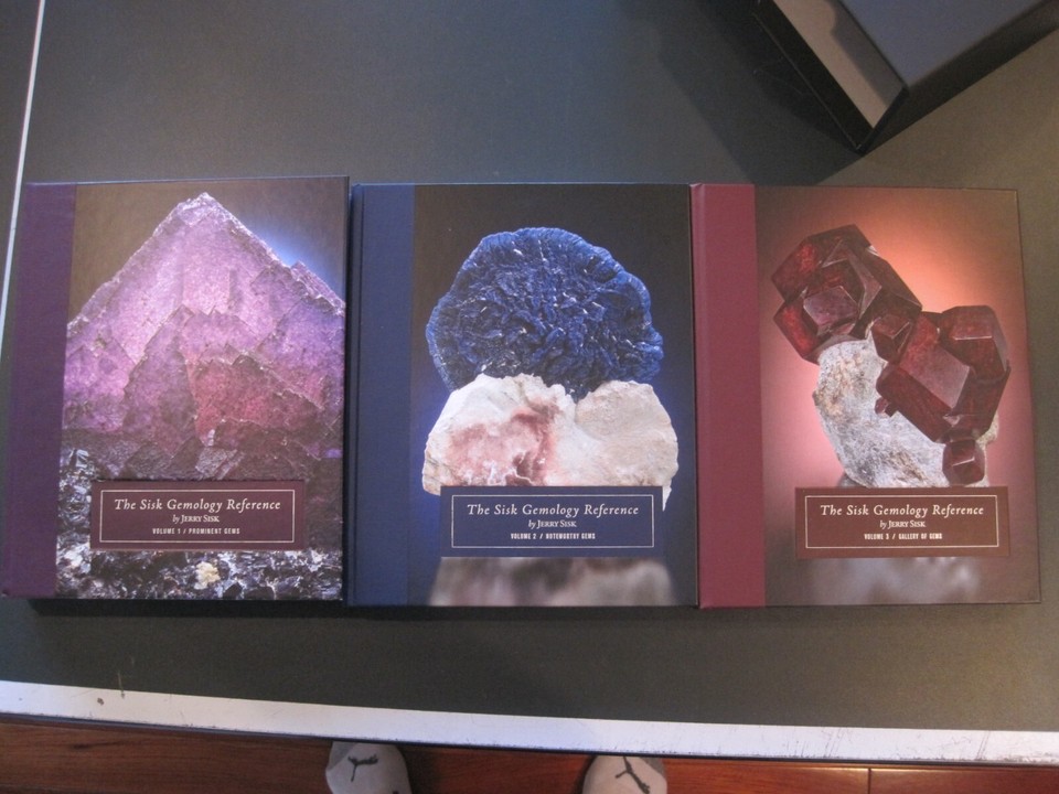 THE SISK GEMOLOGY REFERENCE by Jerry Sisk. 3 Vols. in Slipcase 2016 ...
