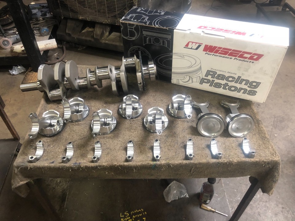 LS2 6.0L SHORT BLOCK FORGED CRANK & 25cc DISH PISTONS H-BEAM 408 900HP ...