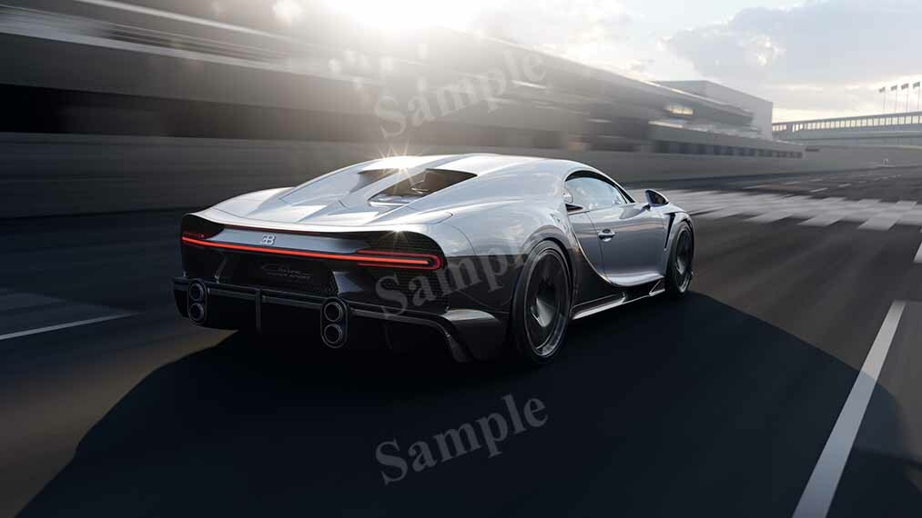 Bugatti Chiron Super Sport White High Res Wall Decor Print Photo Poster ...