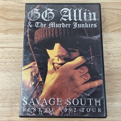 GG Allin & The Murder Junkies Savage South Best of 1992 Tour DVD 2005 ...
