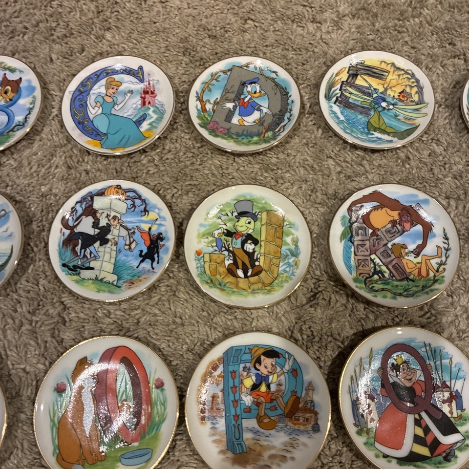 The Disney Collection, 24 Disney Alphabet, Designed By Walt Disney ...