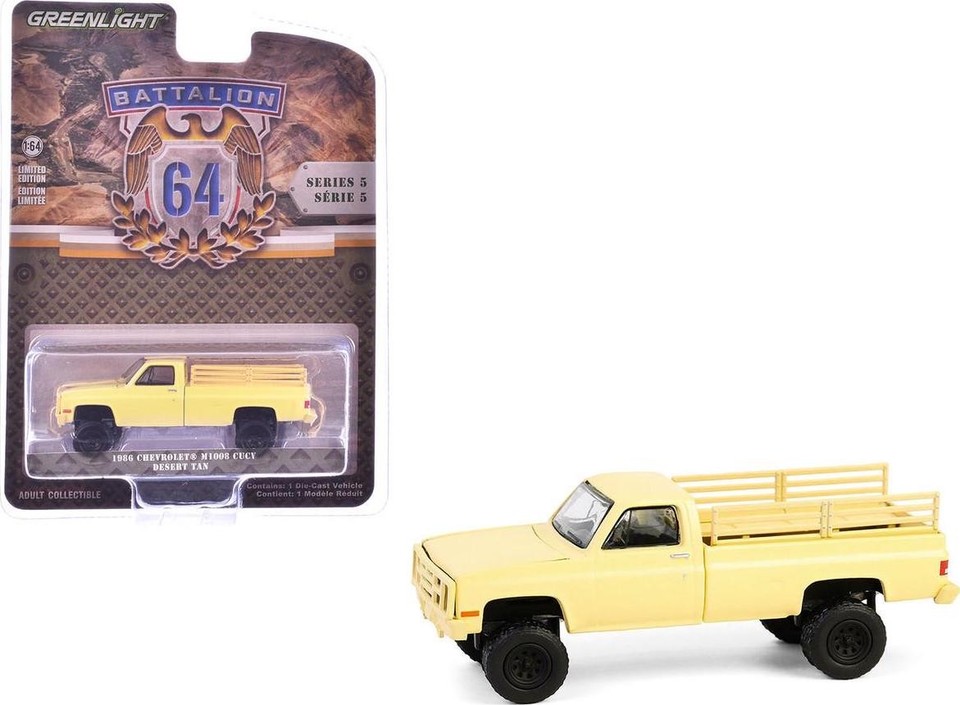 1986 Chevrolet M1008 CUCV Pickup Truck Desert Tan Battalion 64 Series 5 ...
