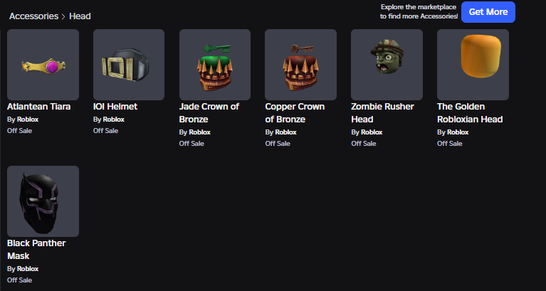 Roblox OG 2017, GOLDEN ROBLOXIAN, Rare Offsales🔥 (Check Pictures Below ...