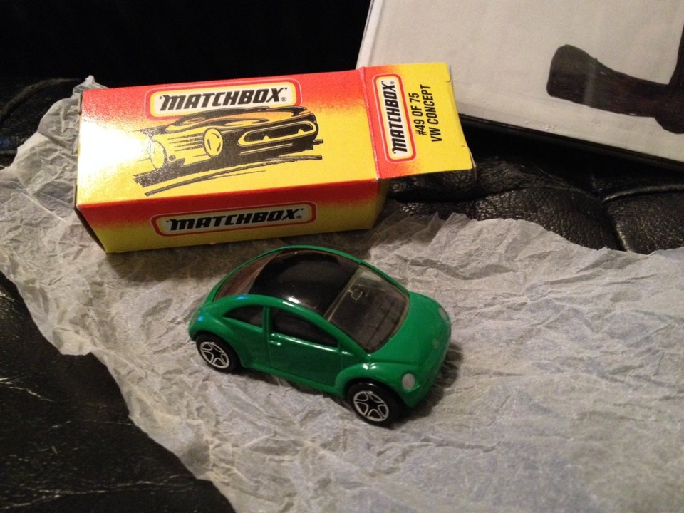 MATCHBOX VW BUG CONCEPT TYPE NEW IN BOX GREEN VERSION RARE GO LOOK COOL ...