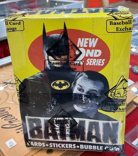 Batman movie series 2 Topps 36 pack box 1989 BCE With Poster | eBay
