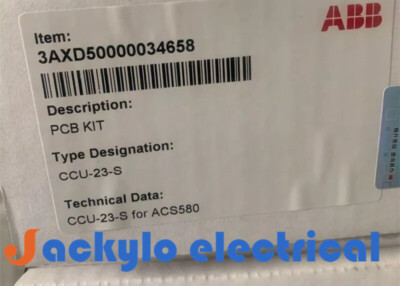 CCU-23-S 3AXD50000034658 ABB Frequency converter drive board NEW FedEx ...