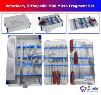 Veterinary Orthopedic Mini-Micro Fragment System Set 1.5/2.0/ 2.7/3.5/4 ...