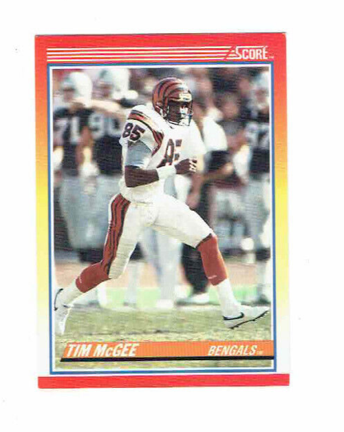 Tim McGee Cincinnati Bengals #85 Wide Receiver #243 Score 1990 Football ...