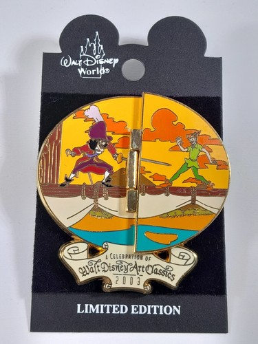 2003 Disney Pin Peter Pan Duels Hook Celebration of Walt Disney Art ...
