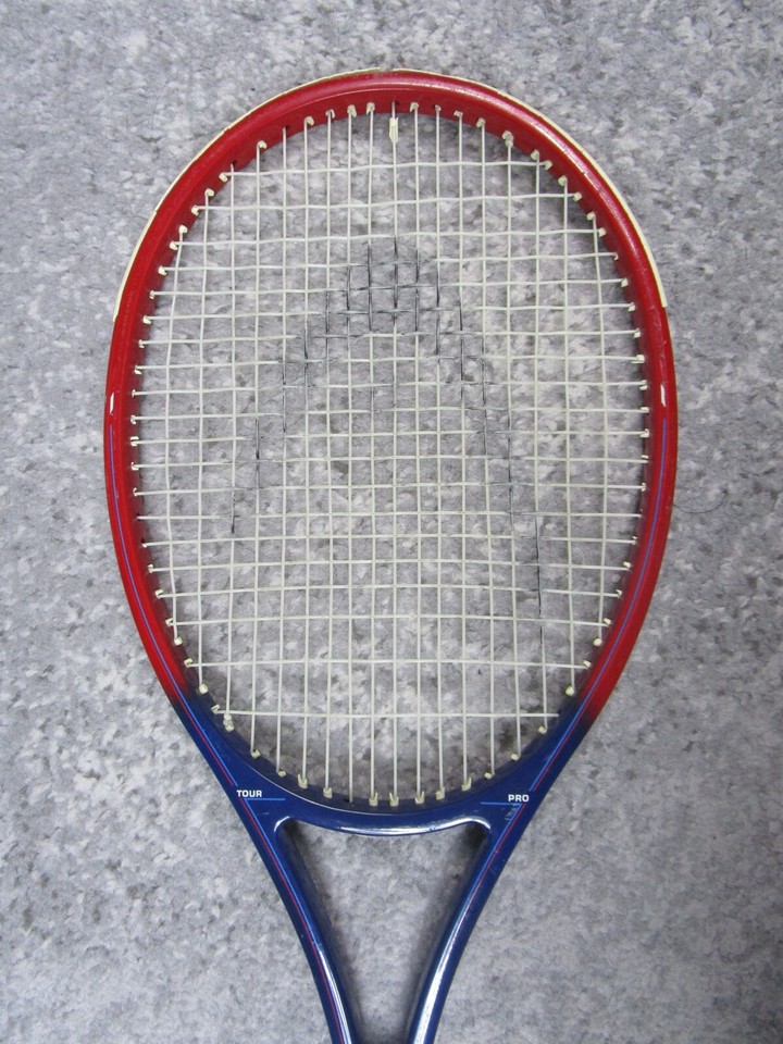 HEAD Special Edition Pro Tennis Racquet Red/Blue Grip 4 1/2" Racket USA ...
